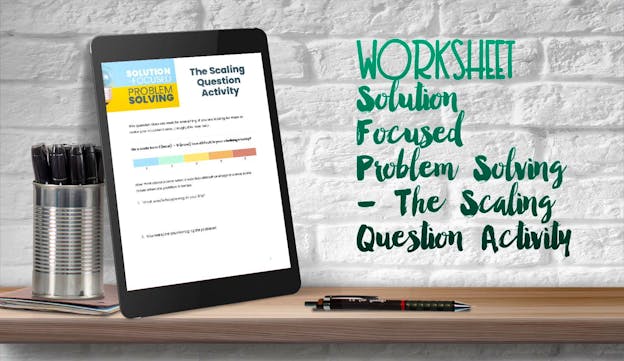 PLR Worksheets - Solution Focused Problem Solving - The Scaling ... PLR Worksheets - Solution Focused Problem Solving - The Scaling ...