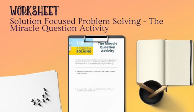 PLR Worksheets - Solution Focused Problem Solving - The Miracle ... PLR Worksheets - Solution Focused Problem Solving - The Miracle ...